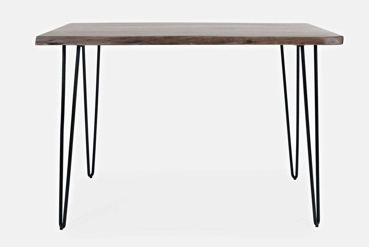 Nature'S Edge 52 Inch Live Edge Counter Height Dining Table In Slate by ...
