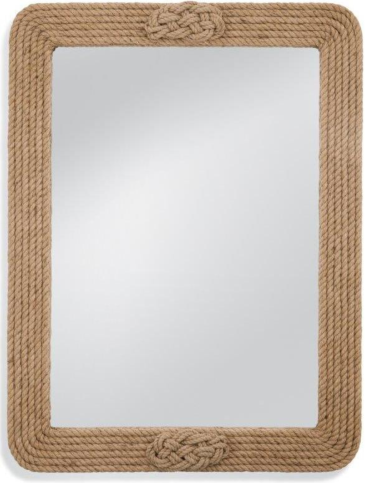 Nautical Jute Wall Mirror by Bassett Mirror Company | 1StopBedrooms