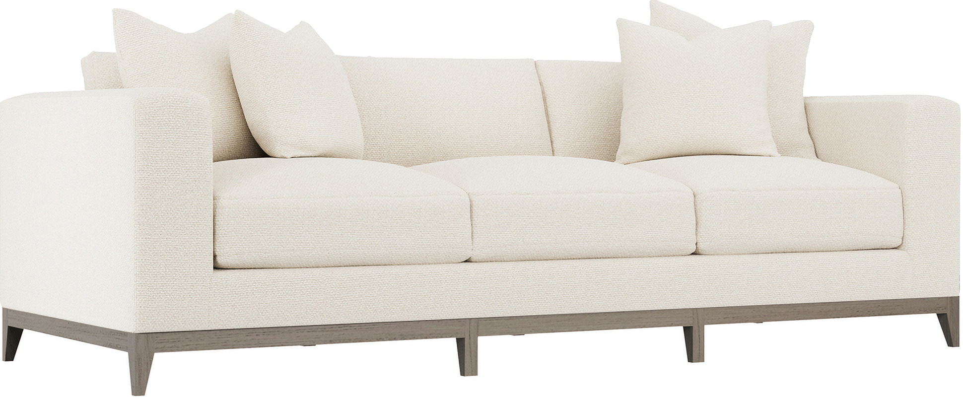 Noel Chenille Fabric Sofa In Beige by Bernhardt | 1StopBedrooms