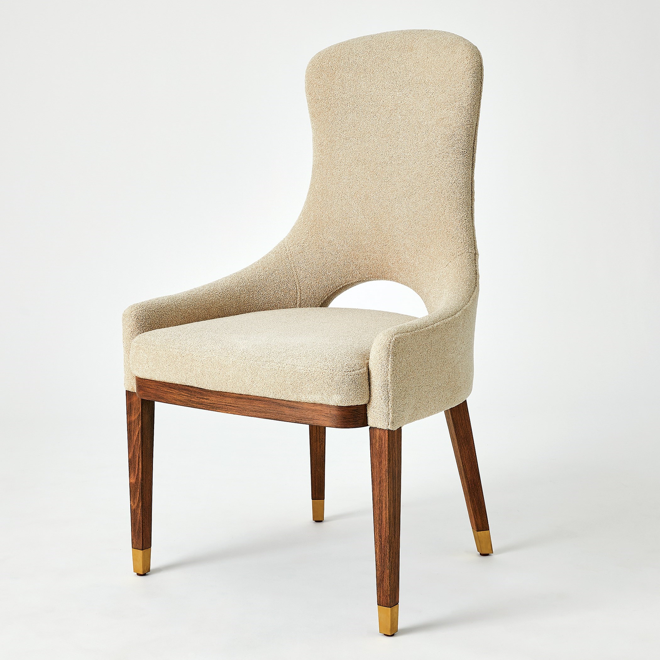Nola Dining Chair In Parchment by Global Views | 1StopBedrooms