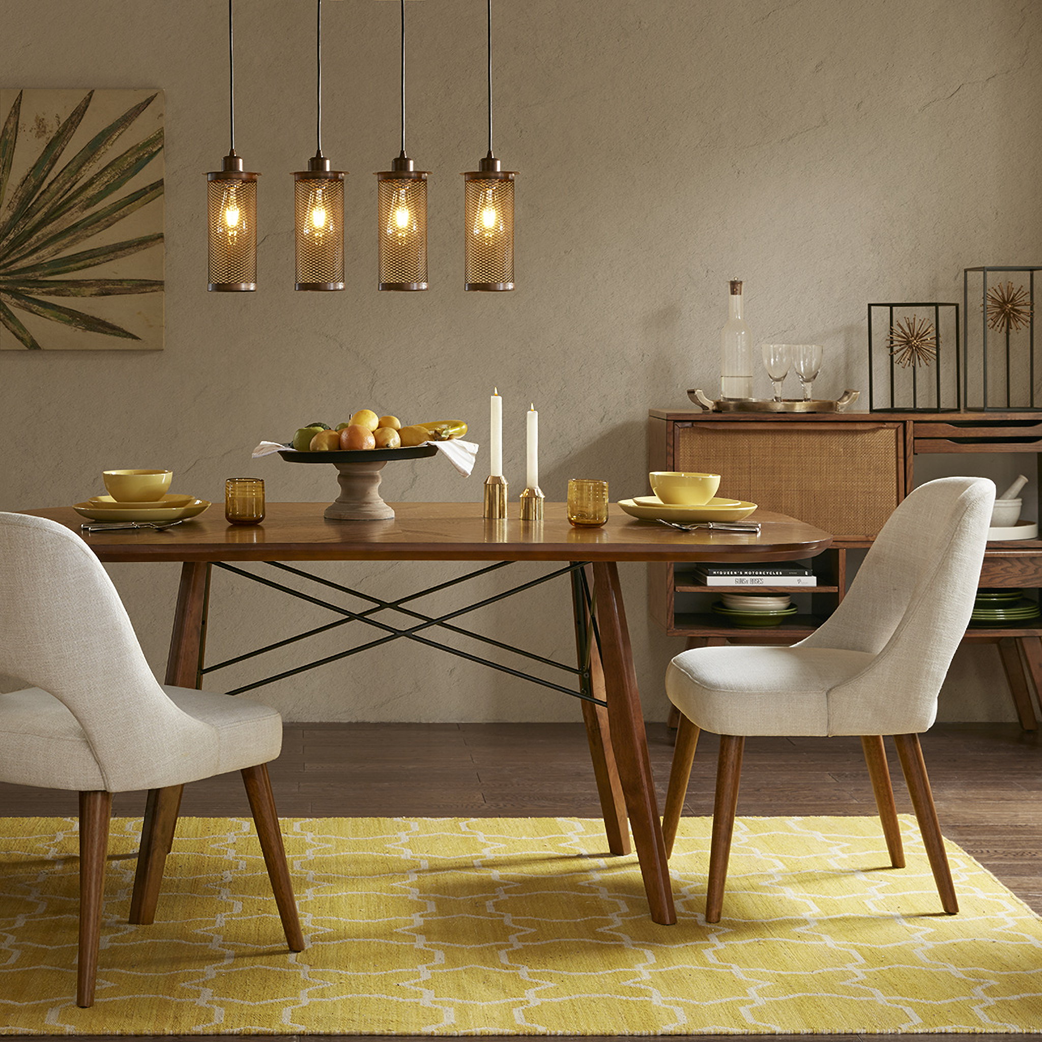 Nola Dining Side Chair Set Of 2 In Cream by Olliix | 1StopBedrooms