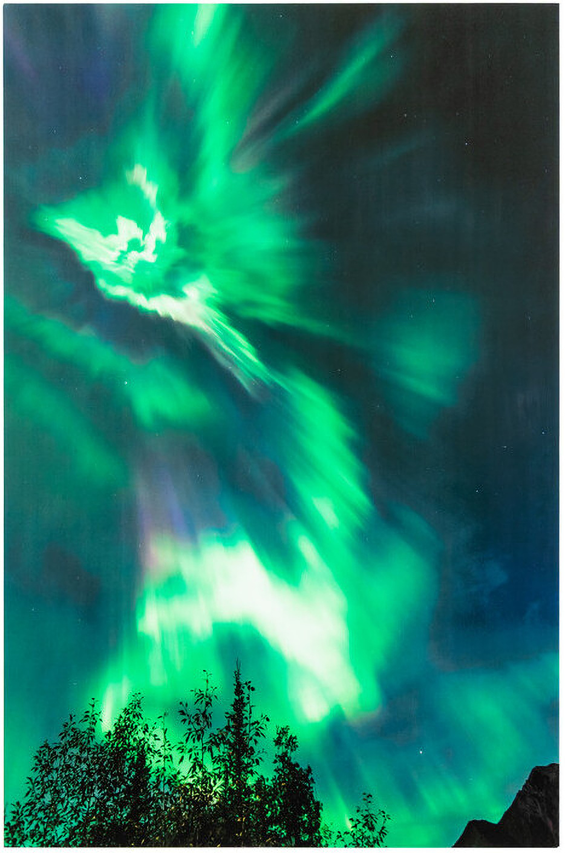 Northern Lights Wall Art In Multicolor by Yosemite Home Decor ...