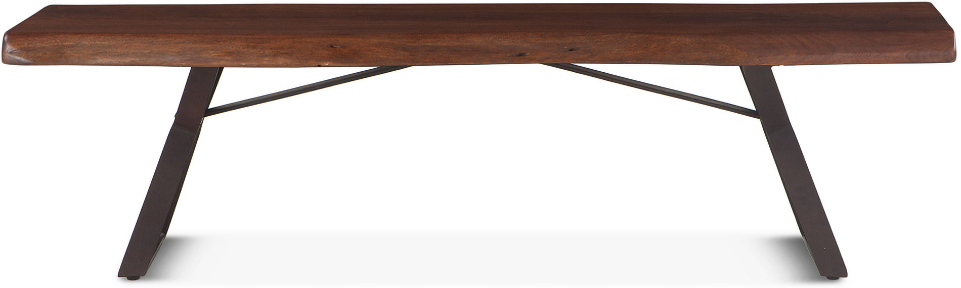 Nottingham 72 Inch Bench In Walnut by Home Trends and Design ...