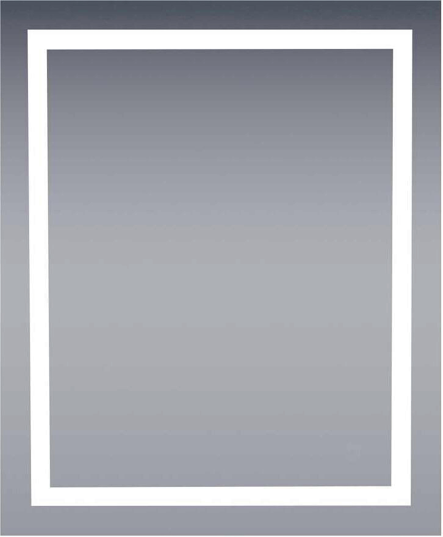 Nova Silver Led Mirror MRE73036 by Elegant Lighting | 1StopBedrooms