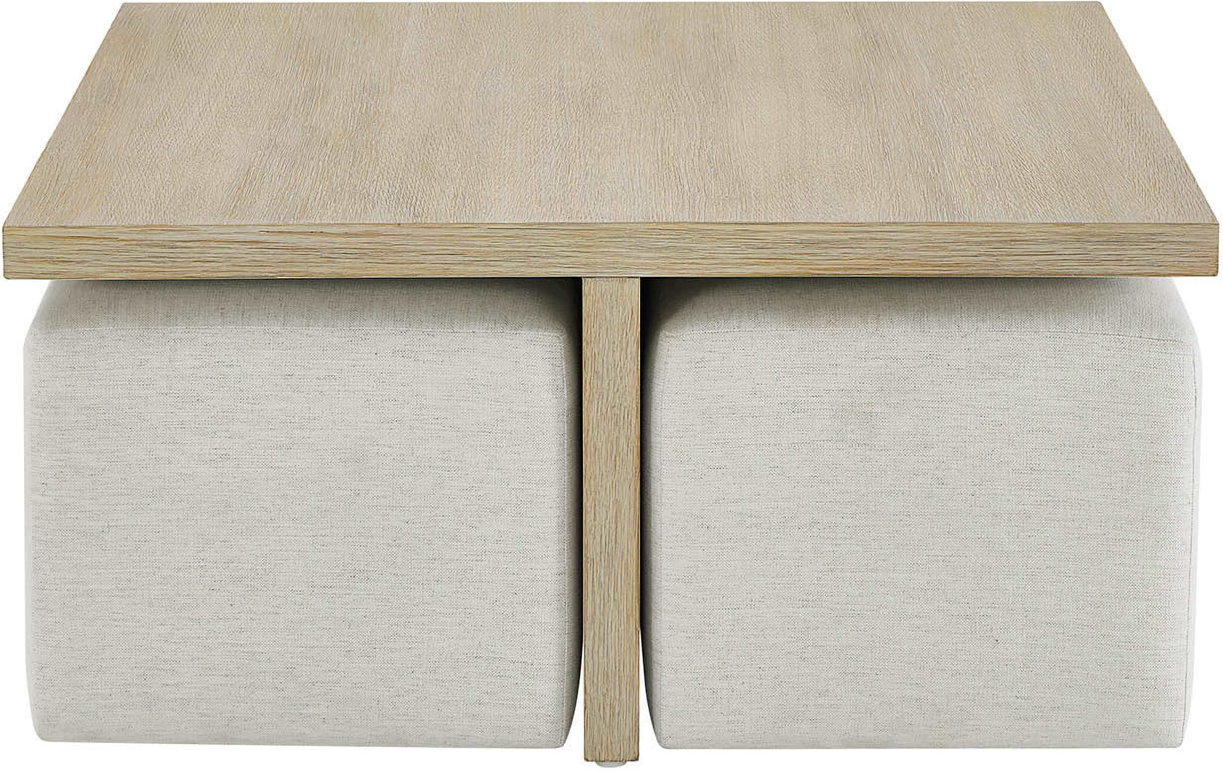 Oasis Cocktail Table with Ottomans In Dockside Tan by Universal ...