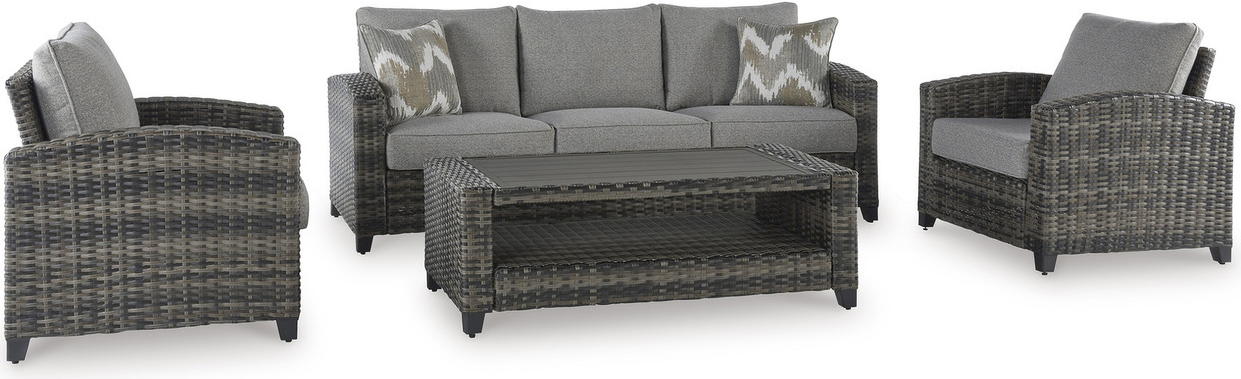 Oasis Court Gray Outdoor Set By Ashley Furniture 1stopbedrooms 3058