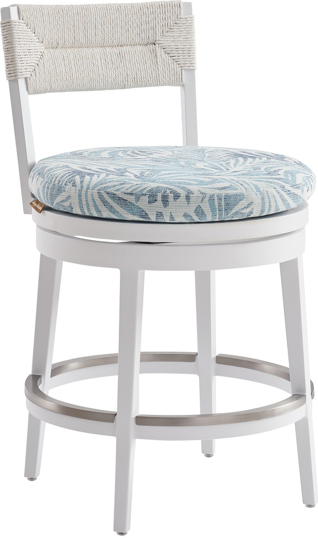 Ocean Breeze Promenade Swivel Counter Stool by Tommy Bahama | 1StopBedrooms