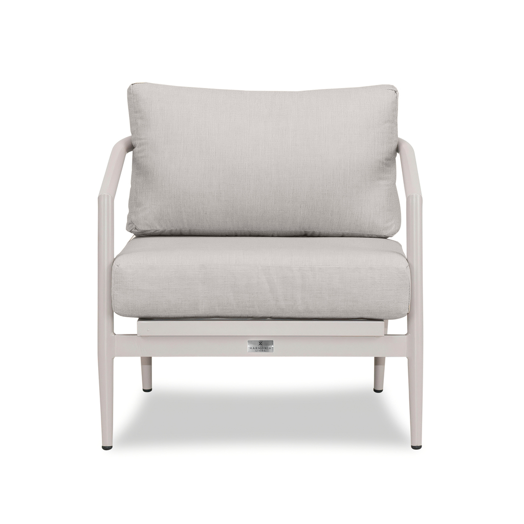Olio Club Chair In Cast Silver and Urbon Stone by Harmonia Living ...
