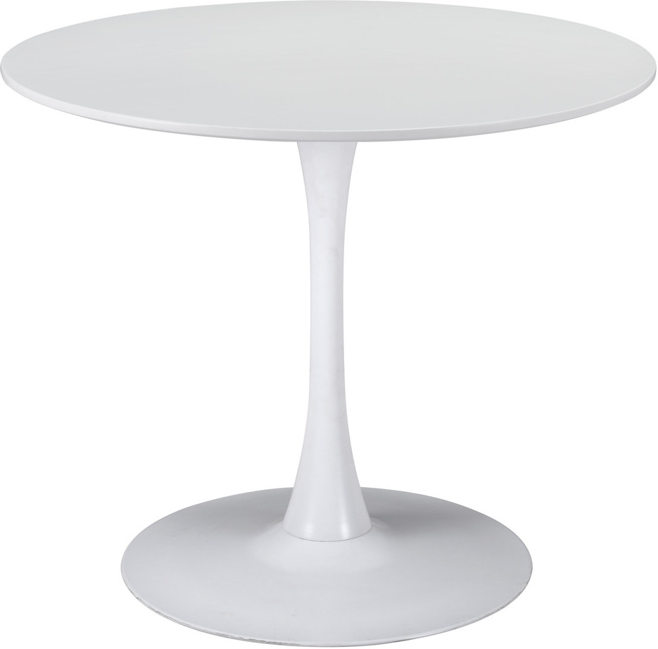 Opus Dining Table In White by Zuo Modern | 1StopBedrooms