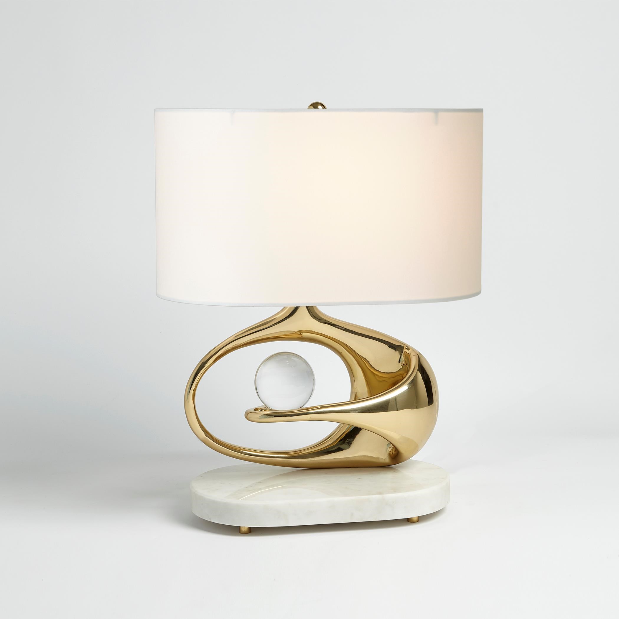 Orbit Lamp In Brass by Global Views | 1StopBedrooms