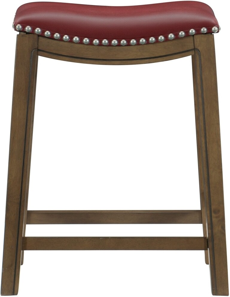Ordway Red Counter Height Stool by Homelegance | 1StopBedrooms