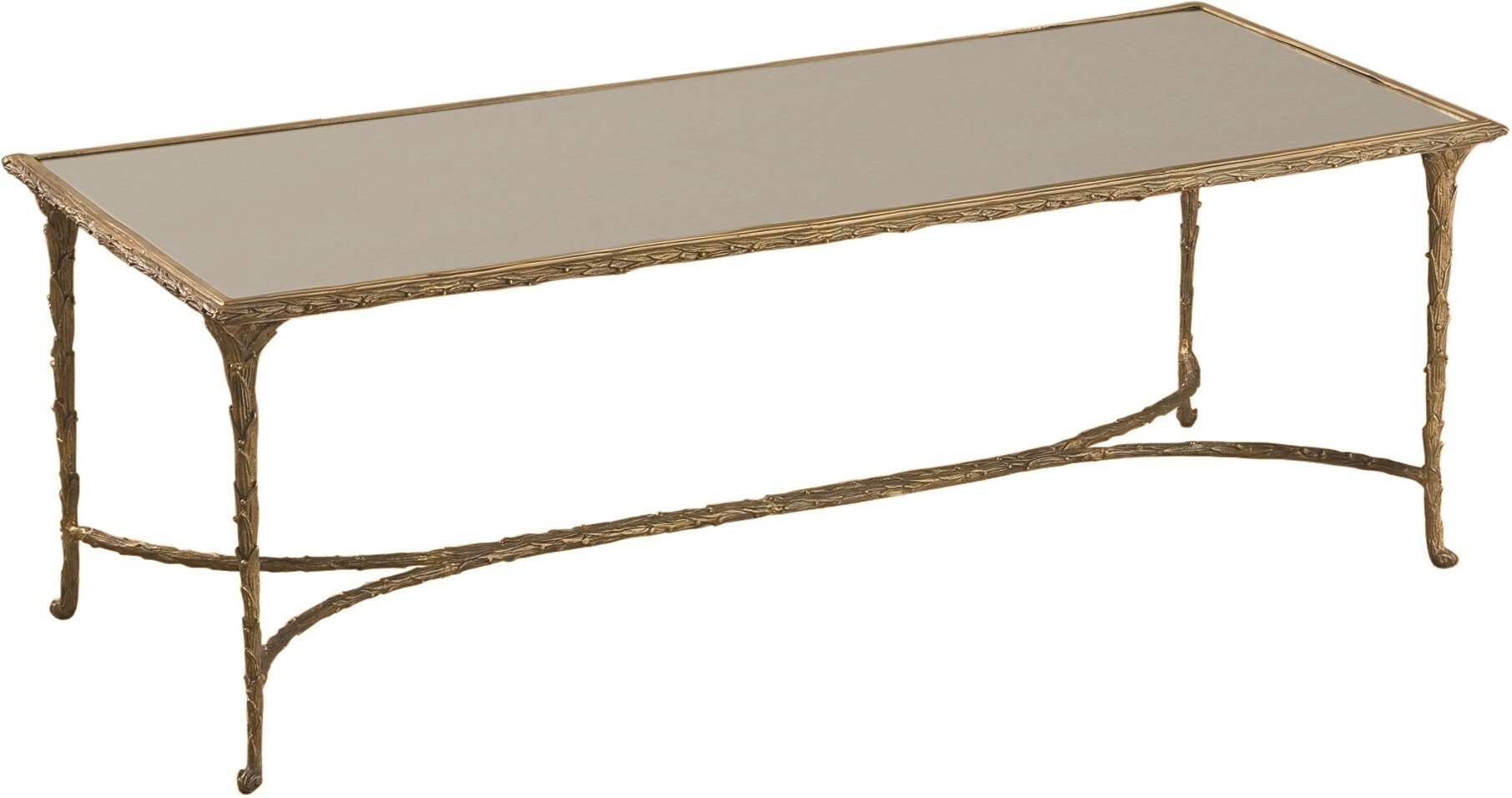 Organic Cocktail Table In Brass by Global Views | 1StopBedrooms