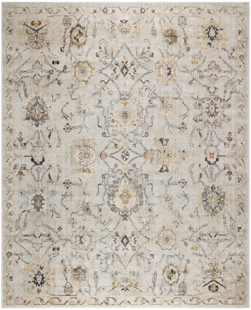 Oushak Home 7' x 10' Indoor Rug In Grey by Nourison | 1StopBedrooms