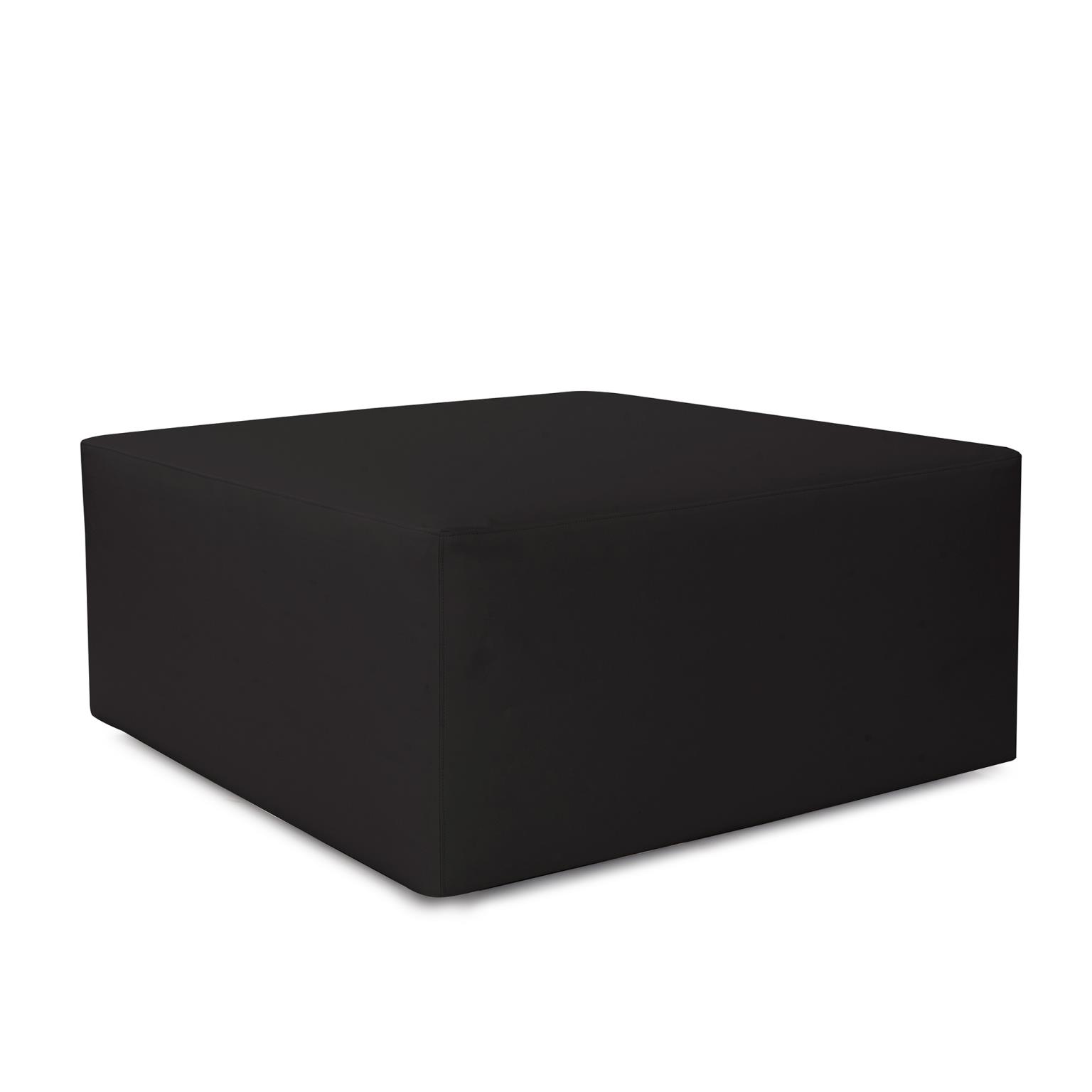 Outdoor Universal 36 Inch Square Ottoman In Black by Howard Elliott ...