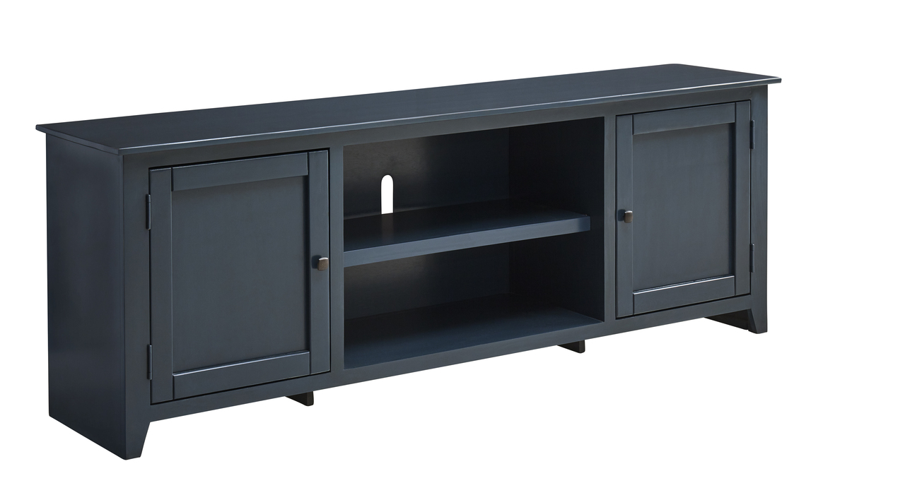 Outlaw 80 Inch Console In Blue by Progressive Furniture | 1StopBedrooms