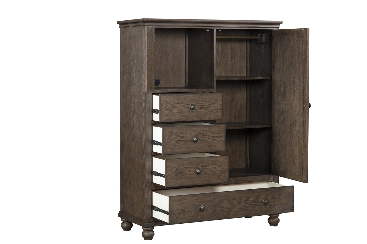 Oxford Chiffarobe In Cocoa by Aspenhome | 1StopBedrooms