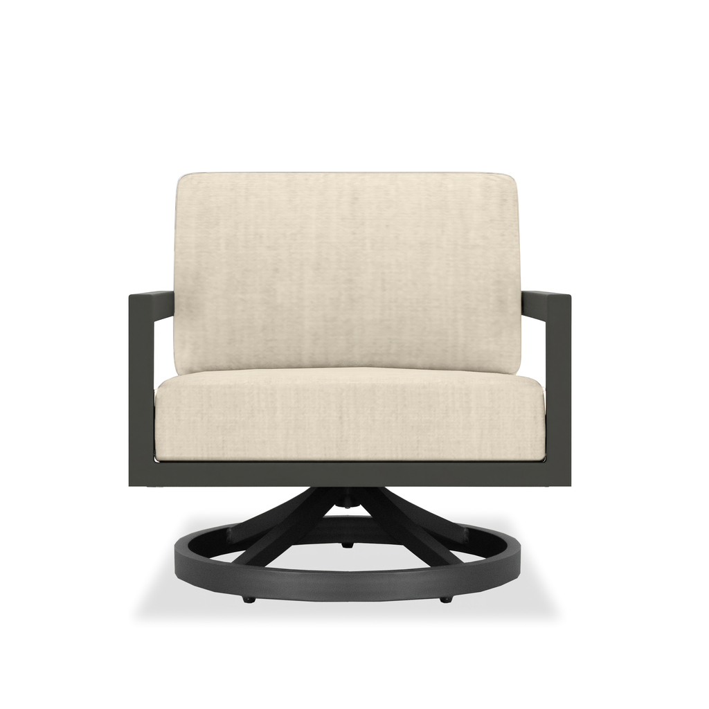 Pacifica Swivel Rocker In Canvas Flax and Slate by Harmonia Living ...