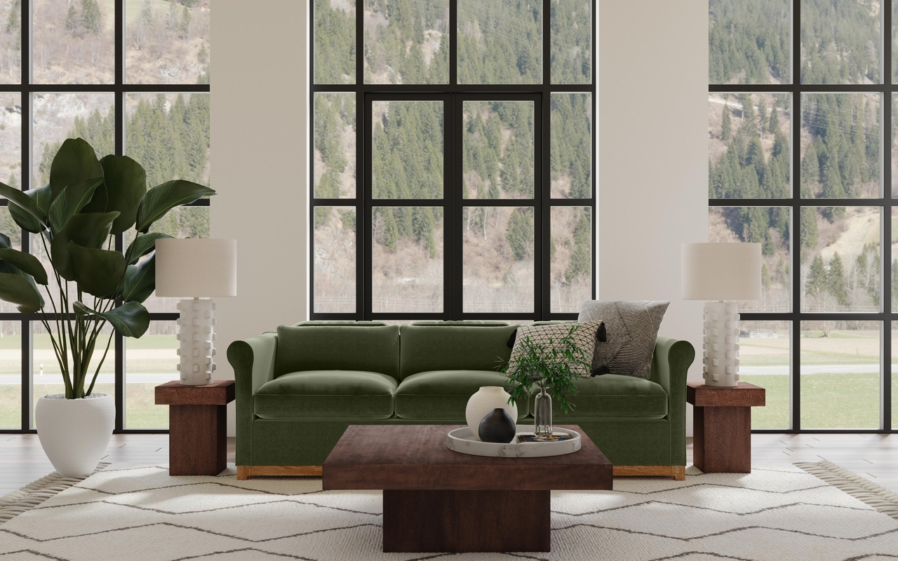 Padula Square Occasional Table Set In Dark Brown Oak by Bassett Mirror ...