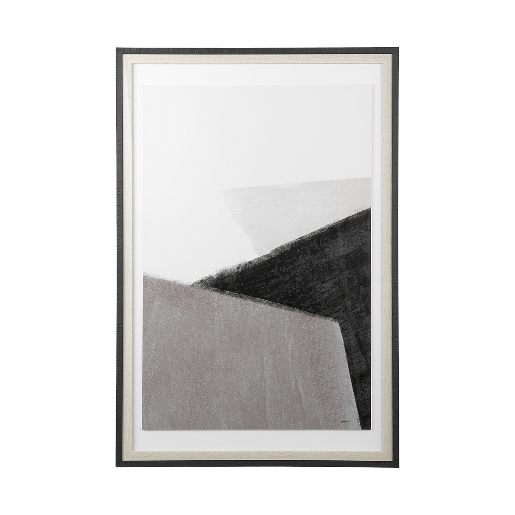 Pages II Framed Series In Black/White/Gray by Mercana | 1StopBedrooms