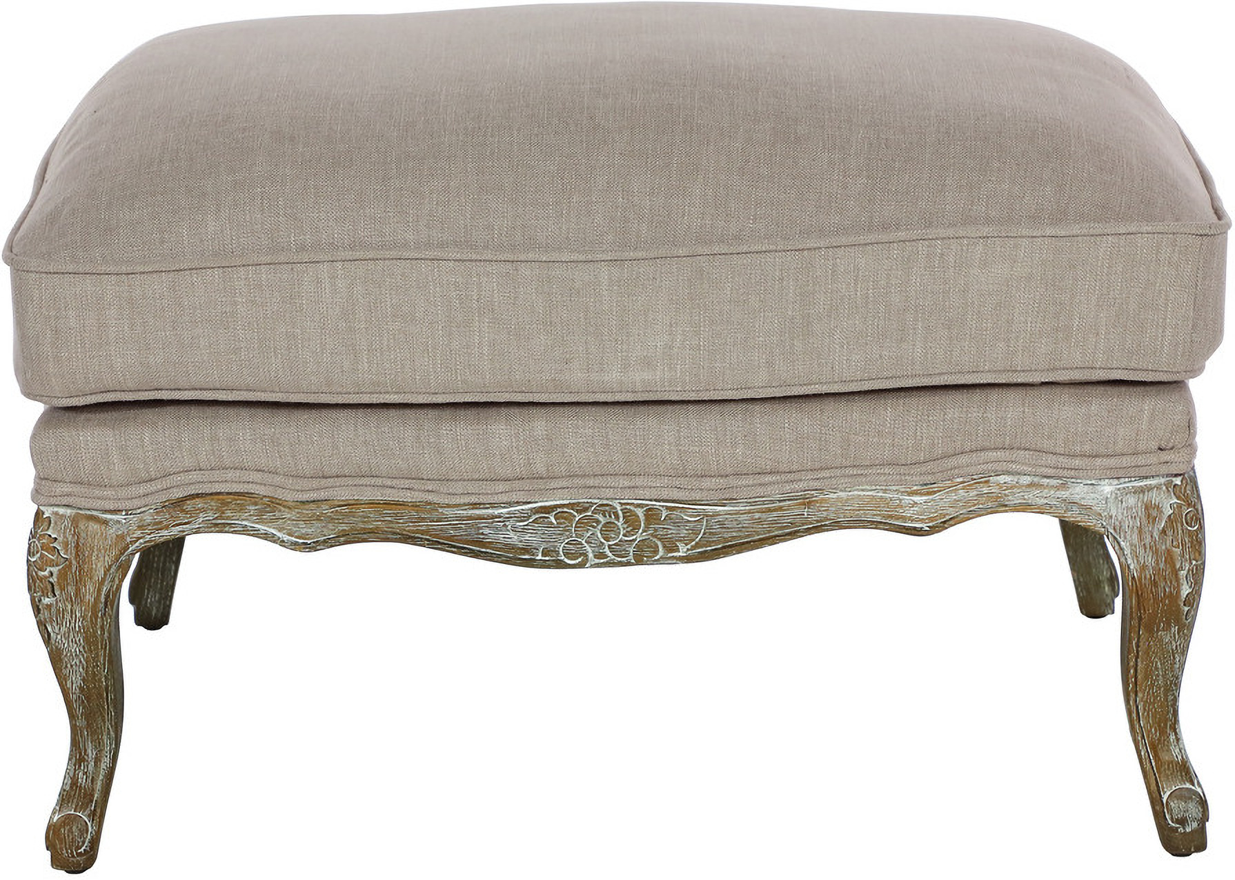 Parlier Grey Weathered Show-Wood Ottoman by Homelegance | 1StopBedrooms
