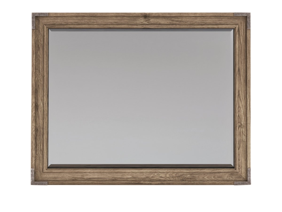 Passage Light Oak Mirror by A.R.T. | 1StopBedrooms