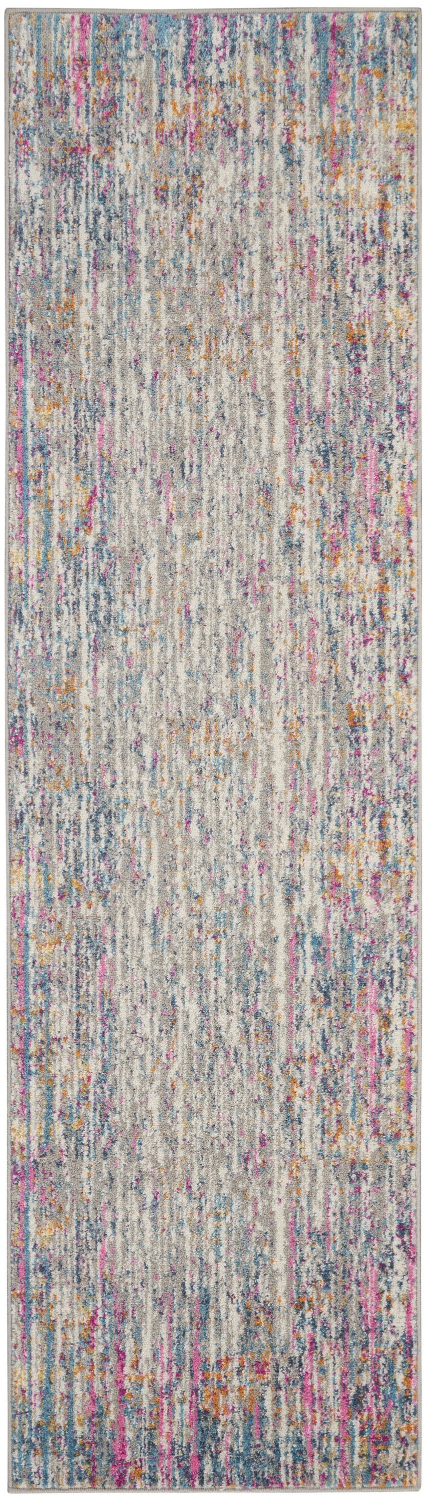 Passion Ivory And Multi 6 Runner Area Rug by Nourison | 1StopBedrooms