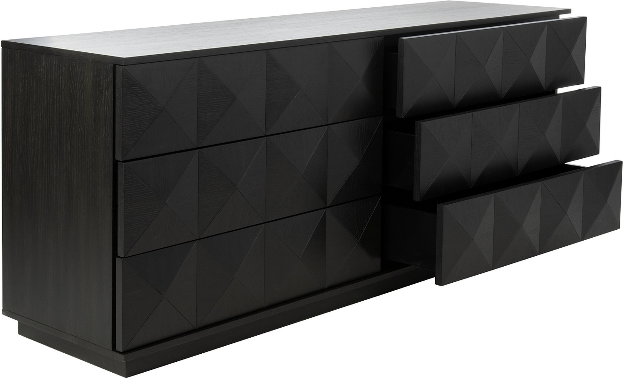 Patty 6 Drawer Dresser In Black by Safavieh Couture | 1StopBedrooms