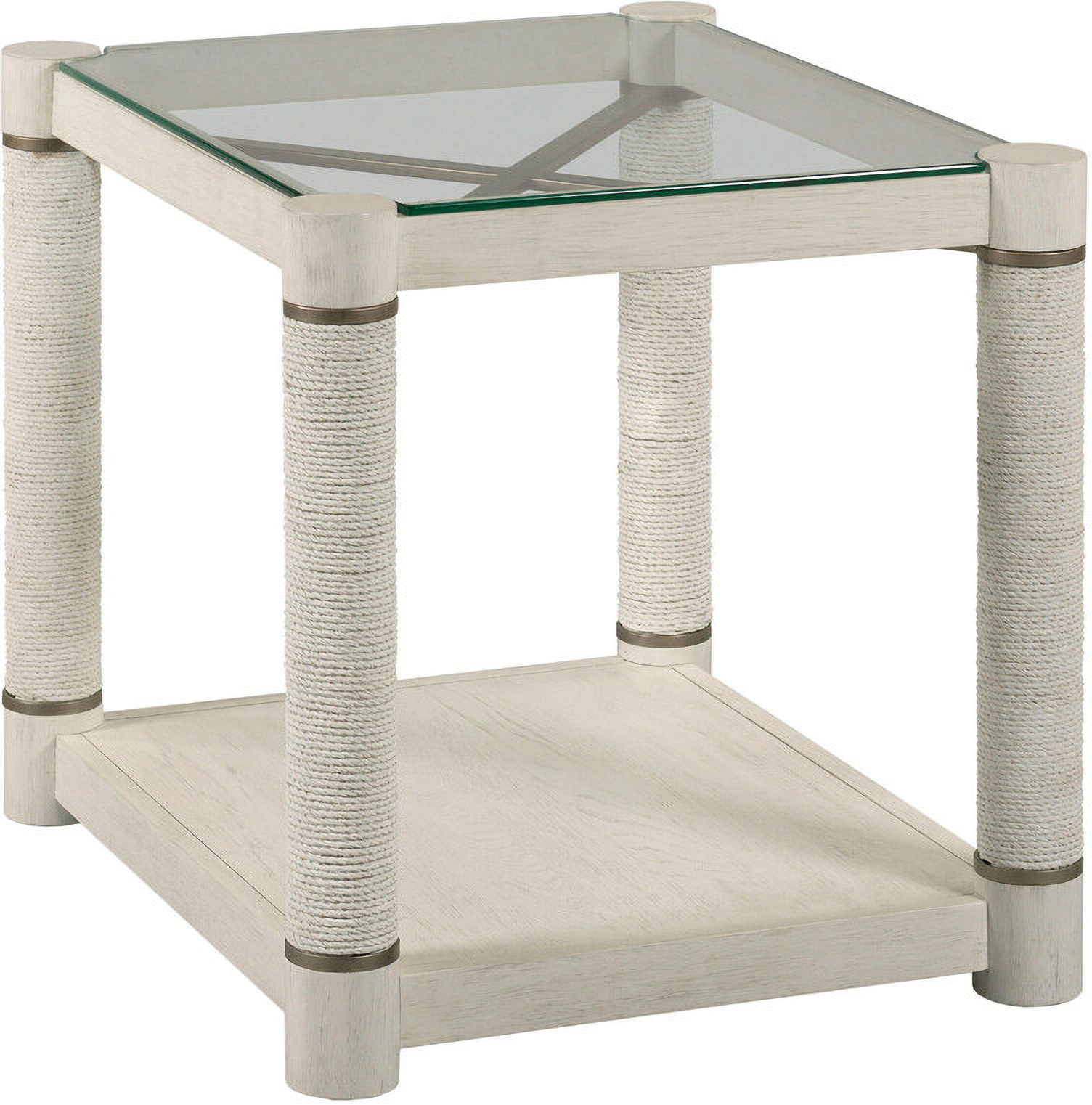 Pavilion End Table In Pewter by Hammary | 1StopBedrooms
