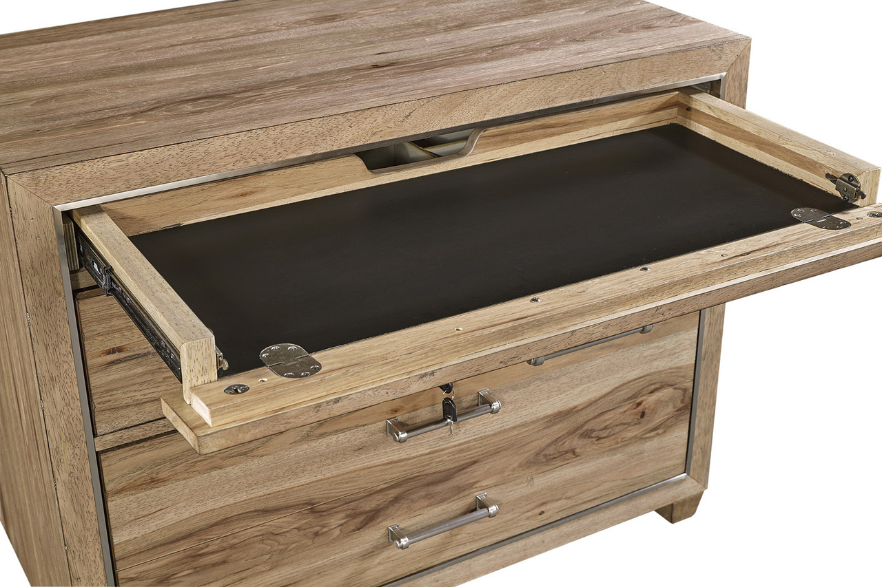 Paxton Workstation/Combo File In Light Brown by Aspenhome | 1StopBedrooms