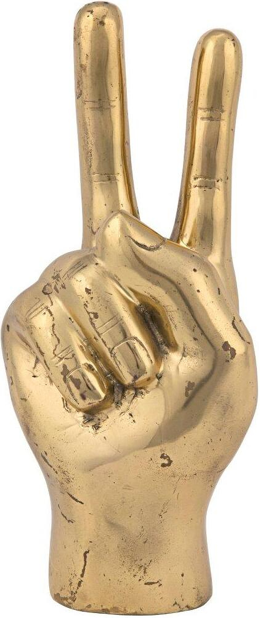 Peace Sign, Brass by Noir | 1StopBedrooms
