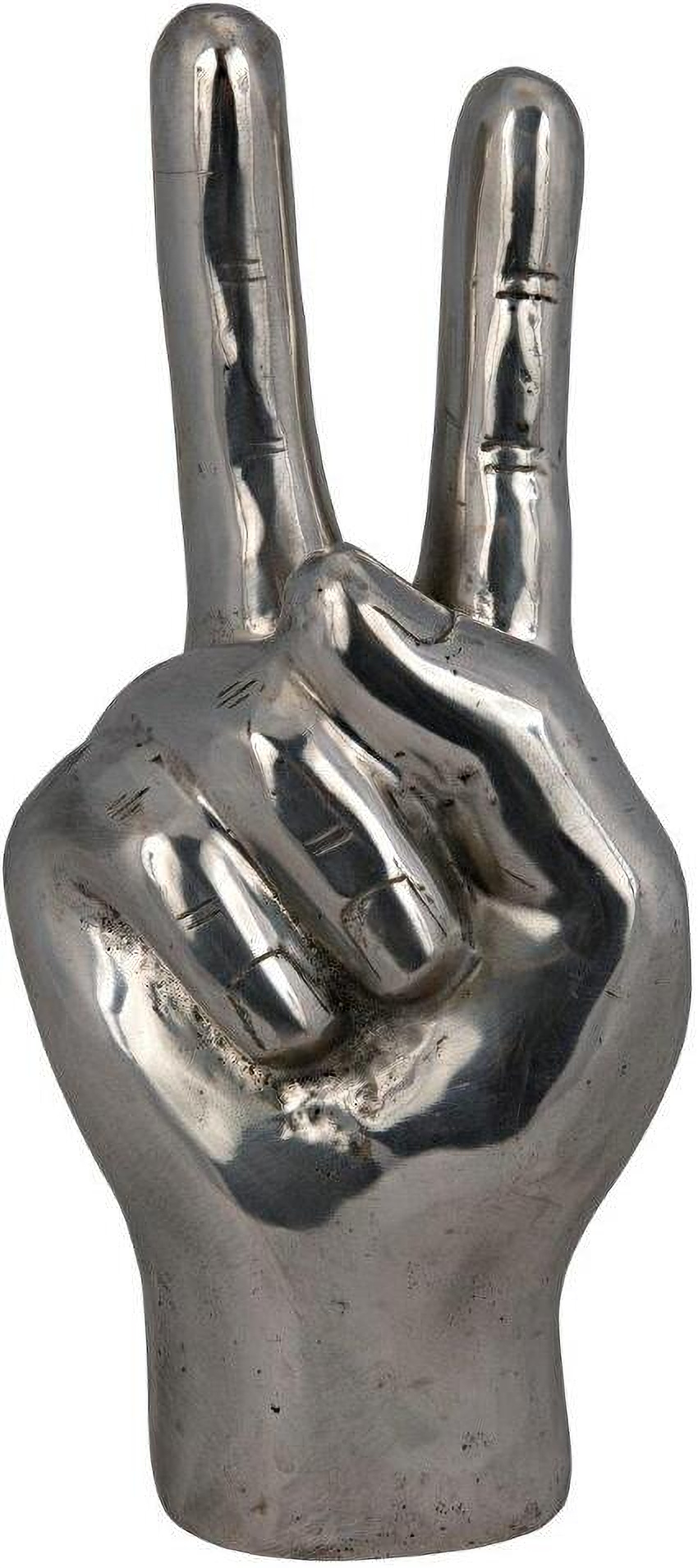 Peace Sign, Silver by Noir | 1StopBedrooms