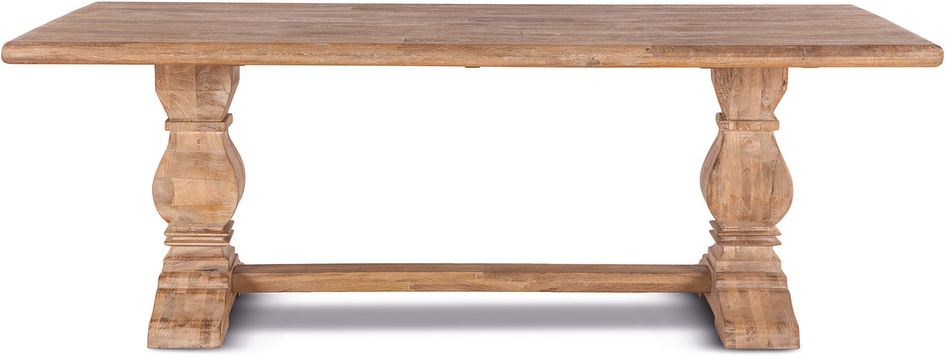 Pengrove 84 Inch Dining Table In Antique Oak by Home Trends and Design ...