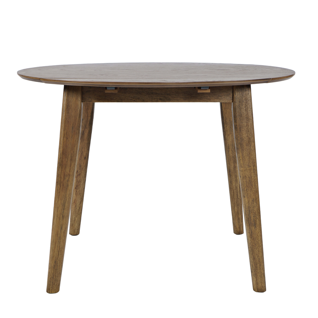 Percy 42 Inch Round Drop-Leaf Dining Table In Chestnut by Jofran ...