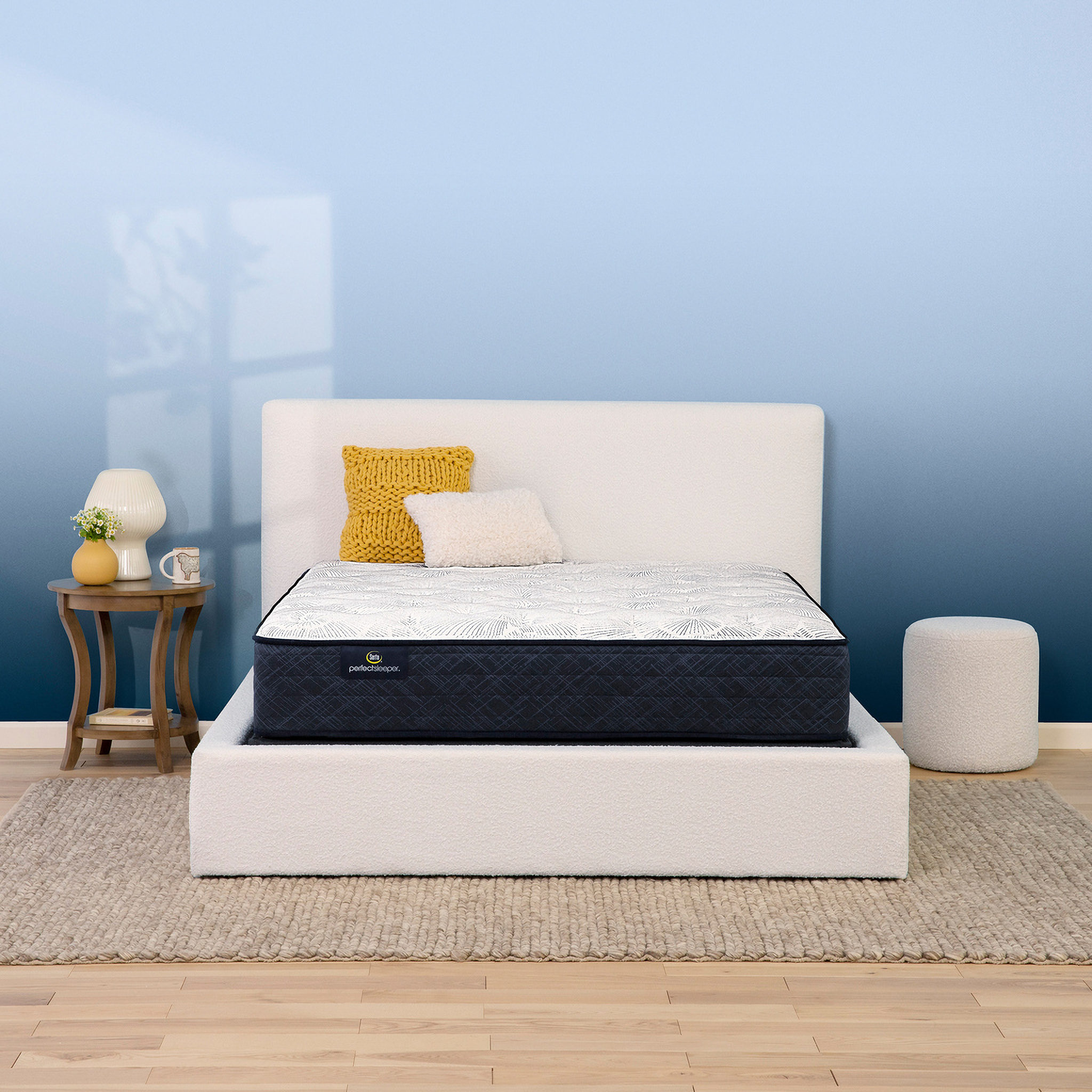 Perfect Sleeper Midsummer Nights 10.5 Inch Firm Full Mattress In Off White by Serta | 1StopBedrooms