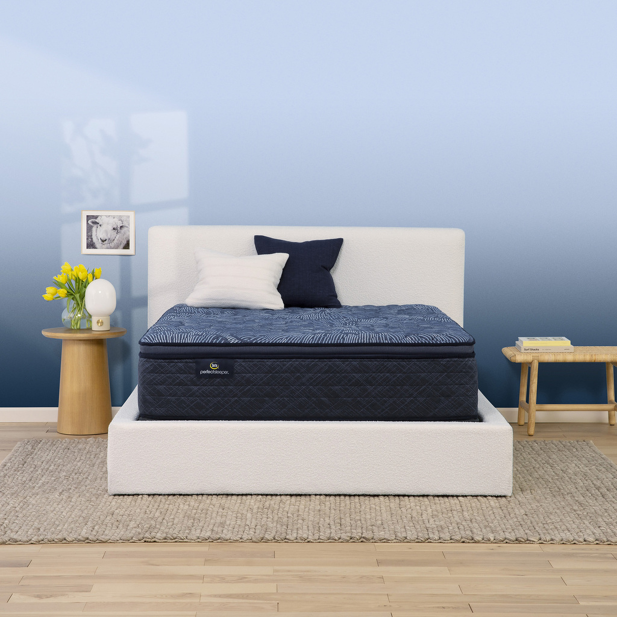 Perfect Sleeper Oasis Sleep 14.5 Inch Firm Pillow Top King Mattress In ...