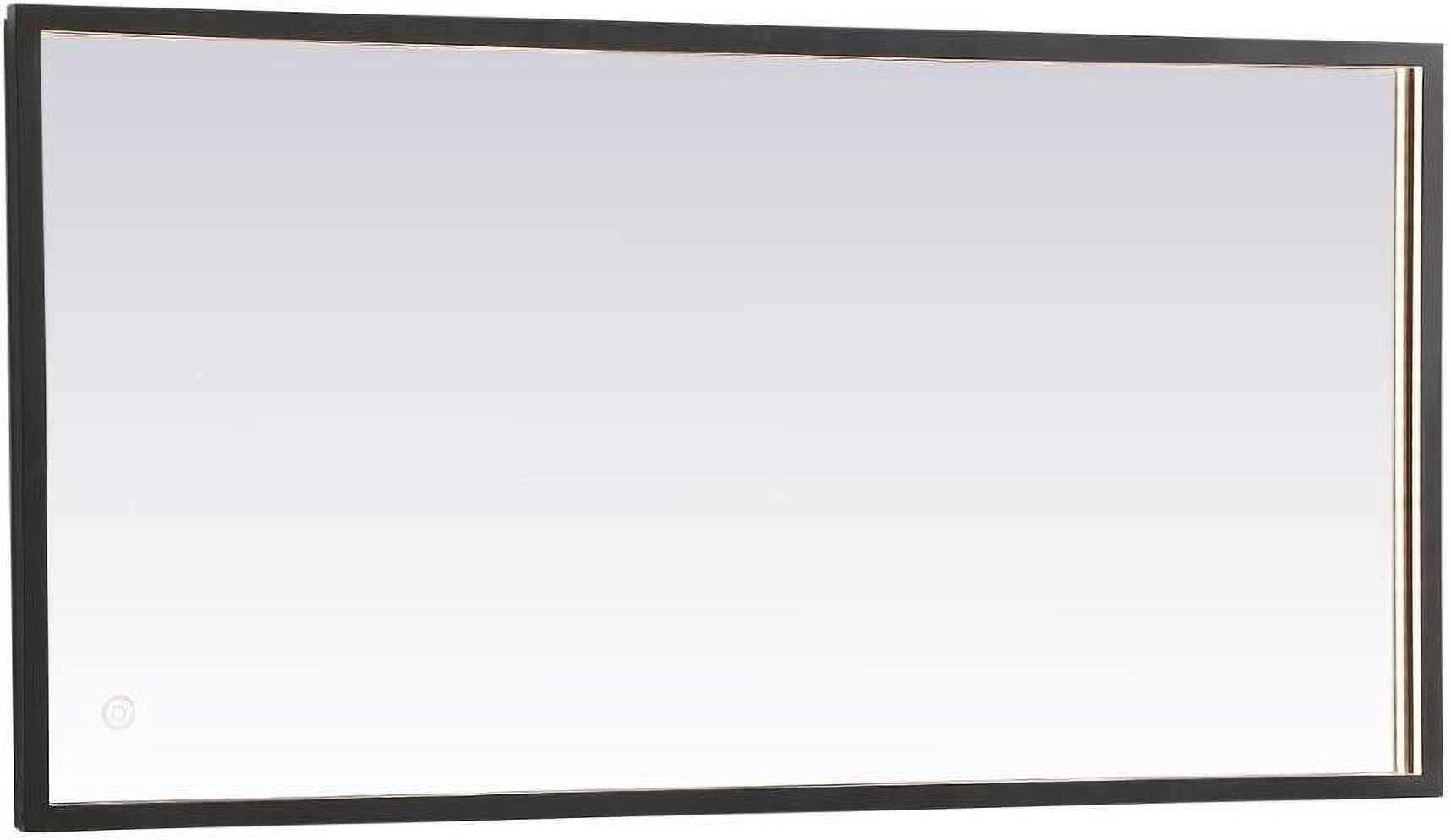 Pier Black Led Mirror MRE62030BK by Elegant Lighting | 1StopBedrooms