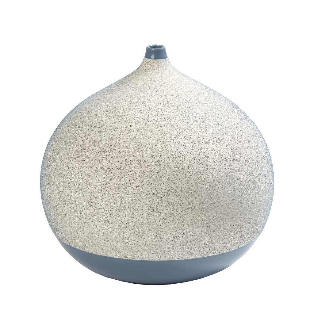Pixelated Large Ball Vase In Blue by Global Views | 1StopBedrooms