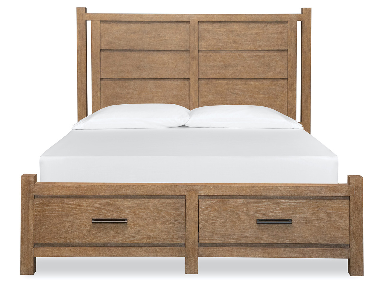 Plum Creek Queen Panel Storage Bed In Sierra Brown by Magnussen ...