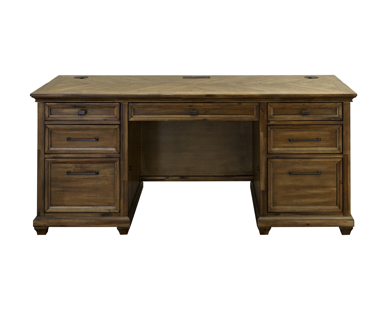Porter Storage Desk Credenza In Brown by Martin Furniture | 1StopBedrooms