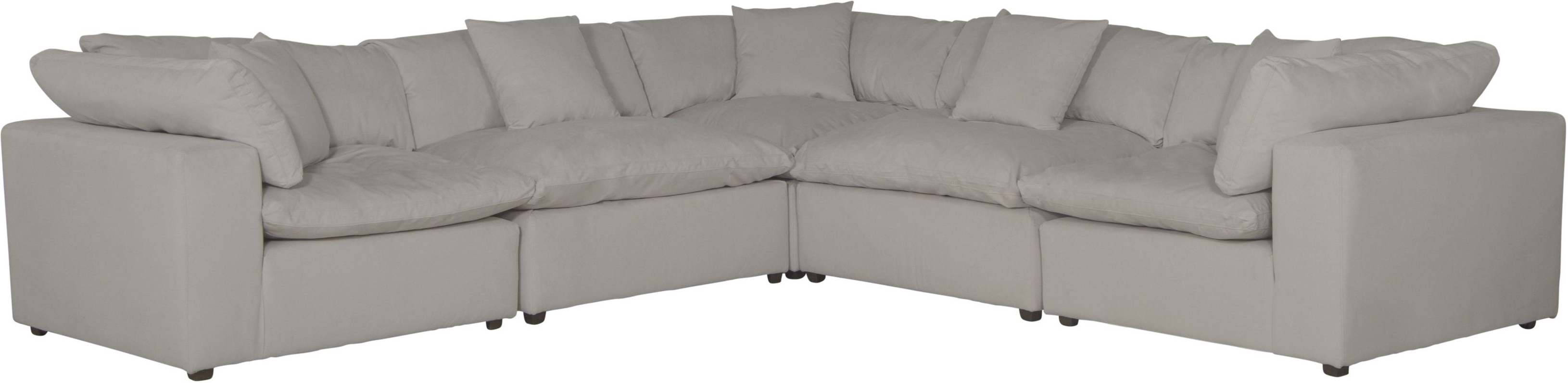 Posh L-Shape Modular Sectional In Dove by Jackson | 1StopBedrooms