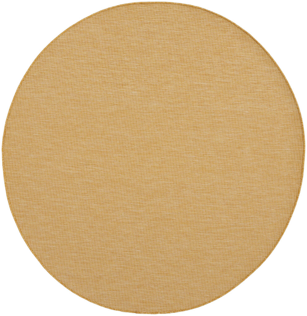 Positano 6' x 6' Round Rug In Yellow by Nourison | 1StopBedrooms