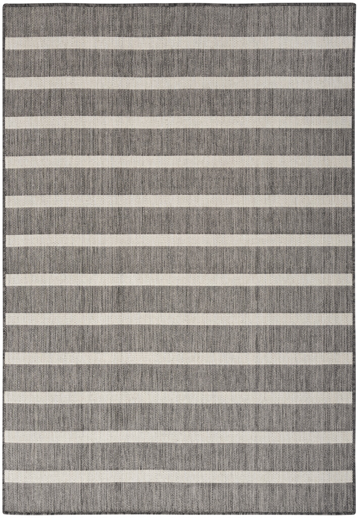 Positano Modern 4' x 6' Rug In Charcoal and Ivory by Nourison ...