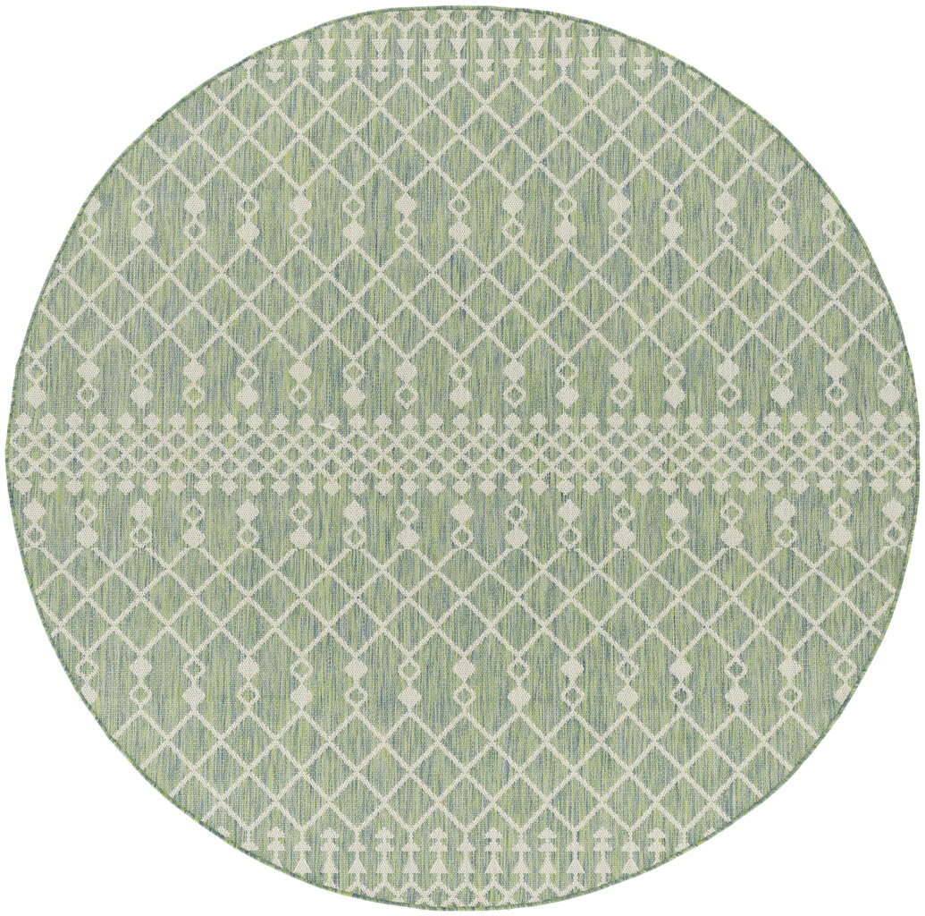 Positano Modern 6' x 6' Modern Rug In Blue Green by Nourison ...