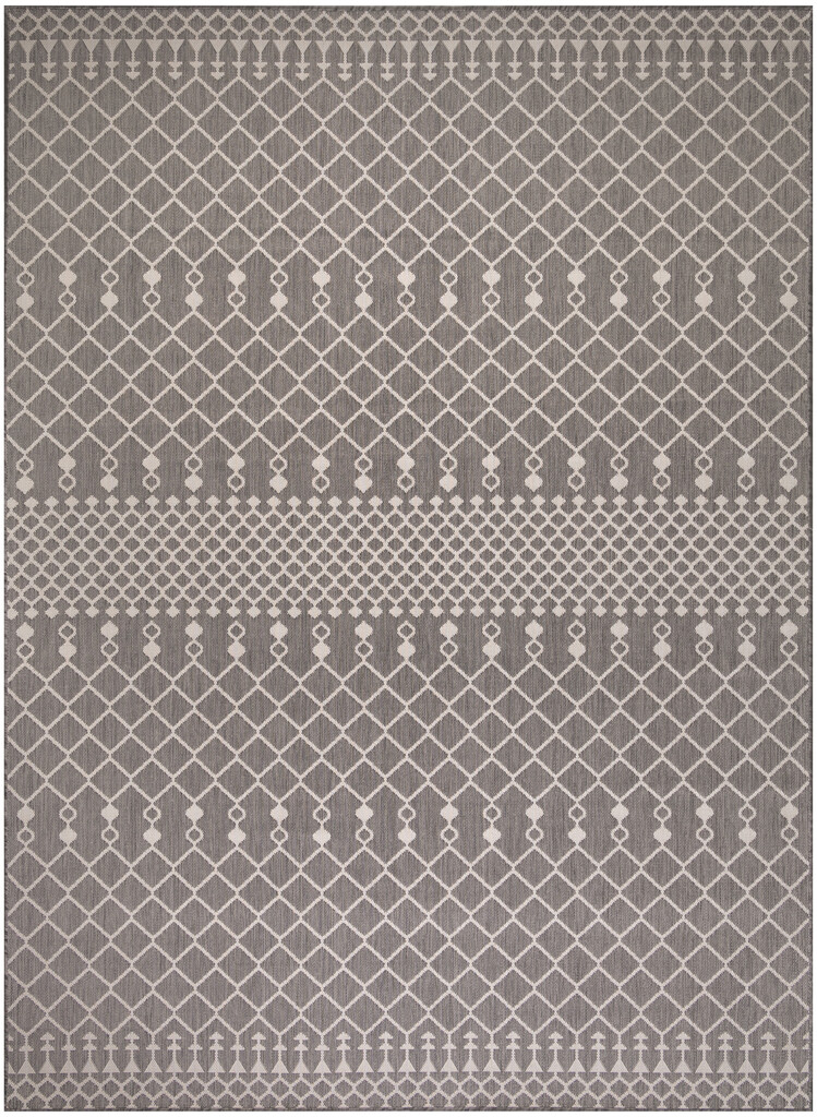 Positano Modern 8' x 10' Rug In Charcoal by Nourison | 1StopBedrooms