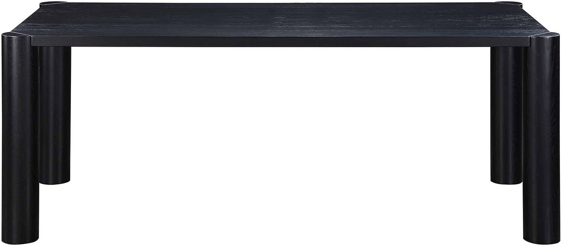 Post Small Dining Table In Oak Black by Moes Home | 1StopBedrooms