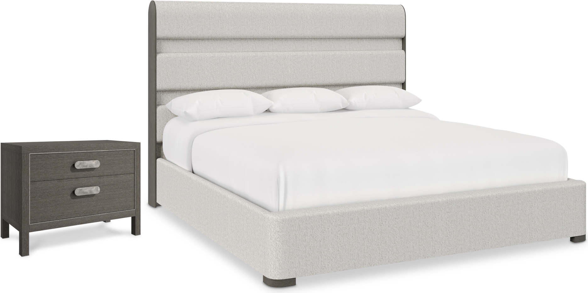 Prado Panel Bedroom Set in Porcini Finish by Bernhardt | 1StopBedrooms