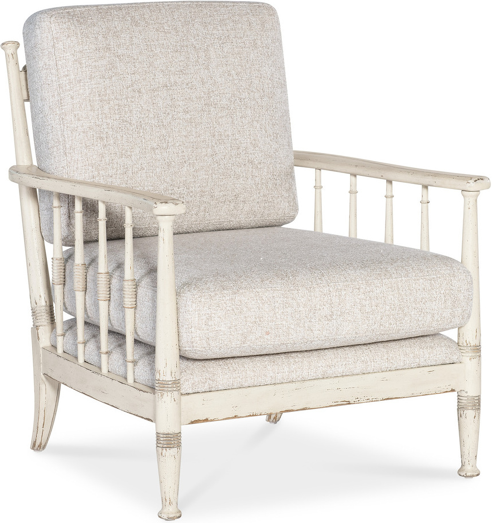 Prairie Upholstered Chair In Cream and Beige by Hooker | 1StopBedrooms