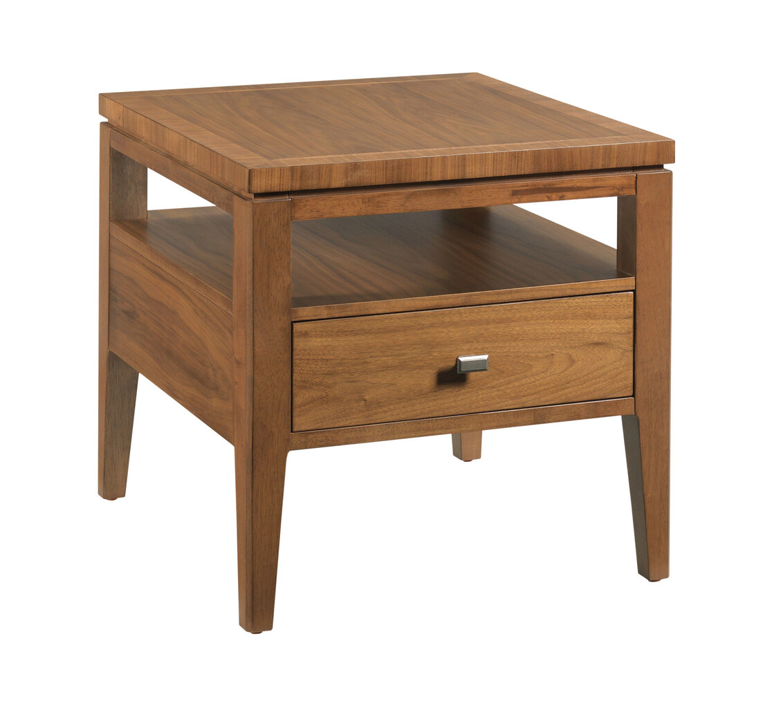 Premise Rectangular Drawer End Table In Auburn by Hammary | 1StopBedrooms