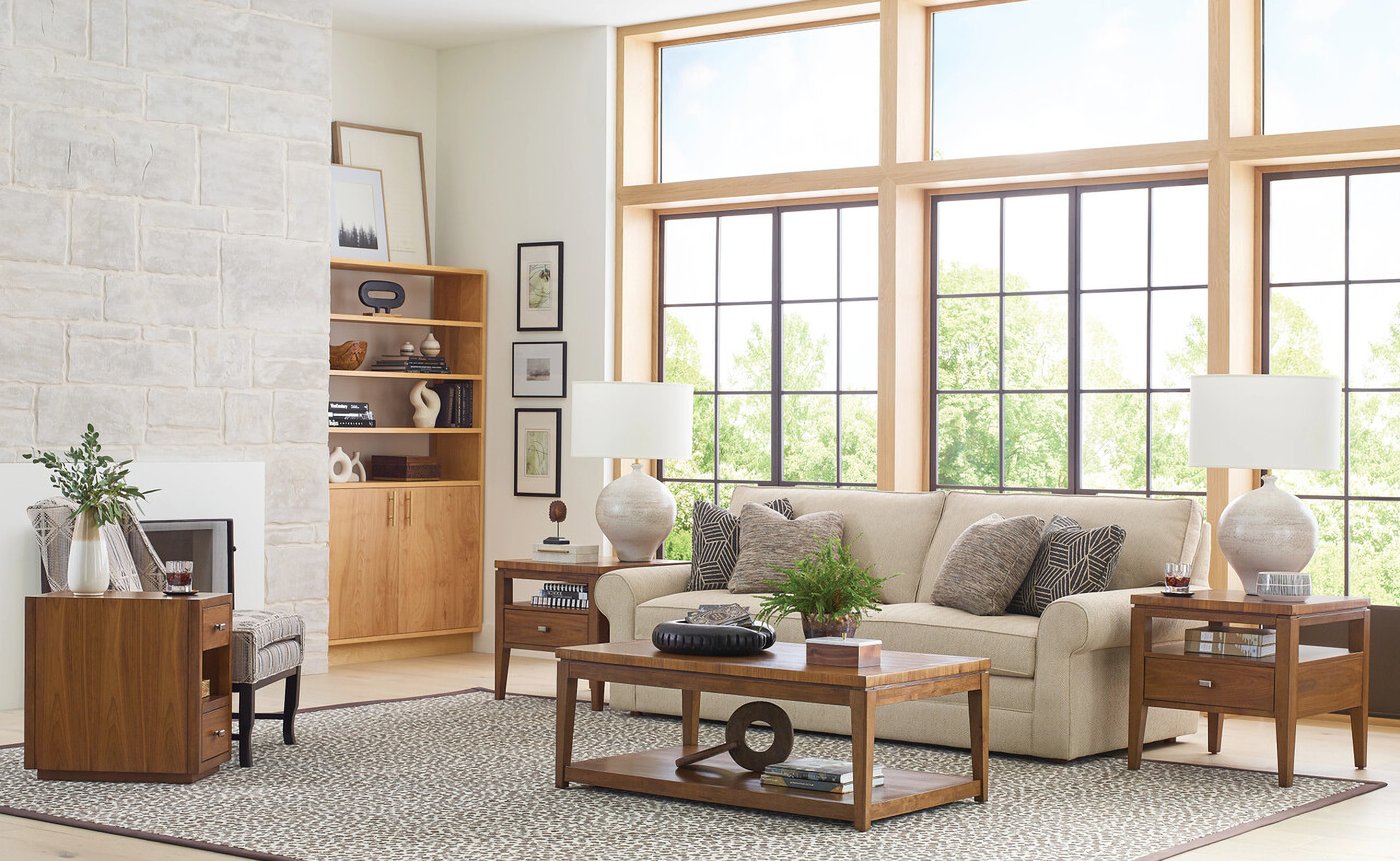 Premise Rectangular Occasional Table Set In Auburn by Hammary | 1StopBedrooms