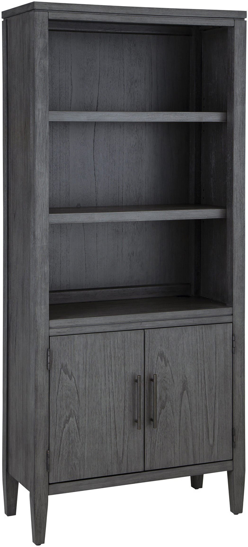 Preston Door Bookcase In Urbane Grey by Aspenhome | 1StopBedrooms